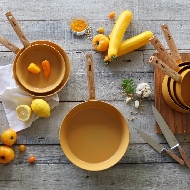 ECTOR kollane alumiiniumpann 24 cm | Metsik Mesi